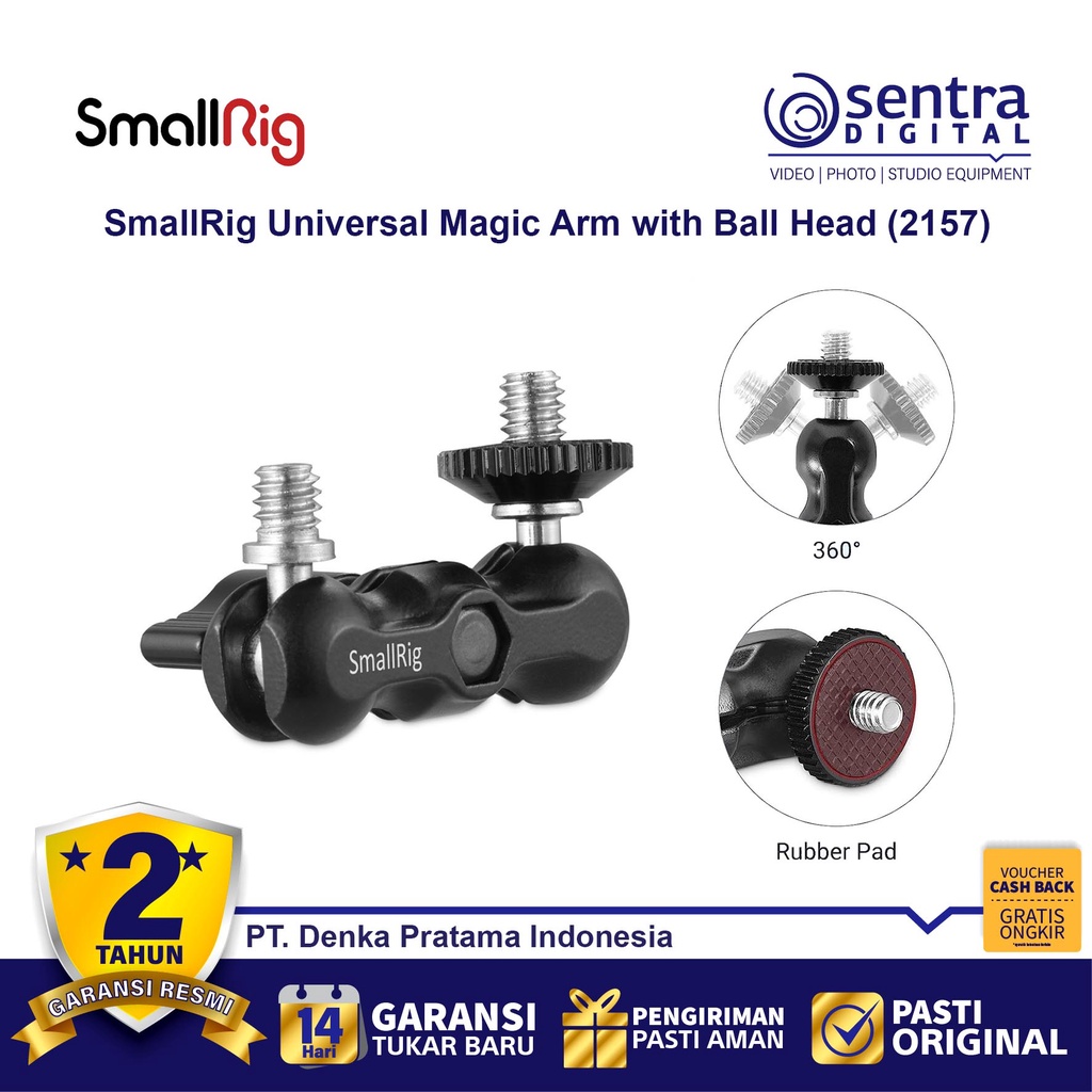 Jual SmallRig Universal Magic Arm with Ballhead 3 inch ( 2157 ...