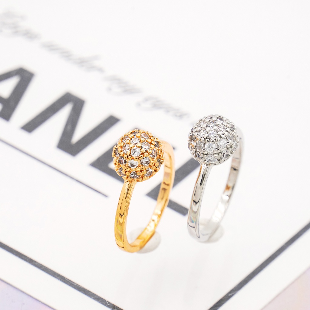 Jual Lavish Jewelry 162J Cincin Titanium Wanita Emas Muda Anti Karat ...