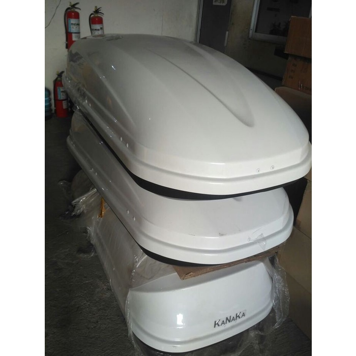 Jual Roof Box Glosy Kanaka Black White | Shopee Indonesia