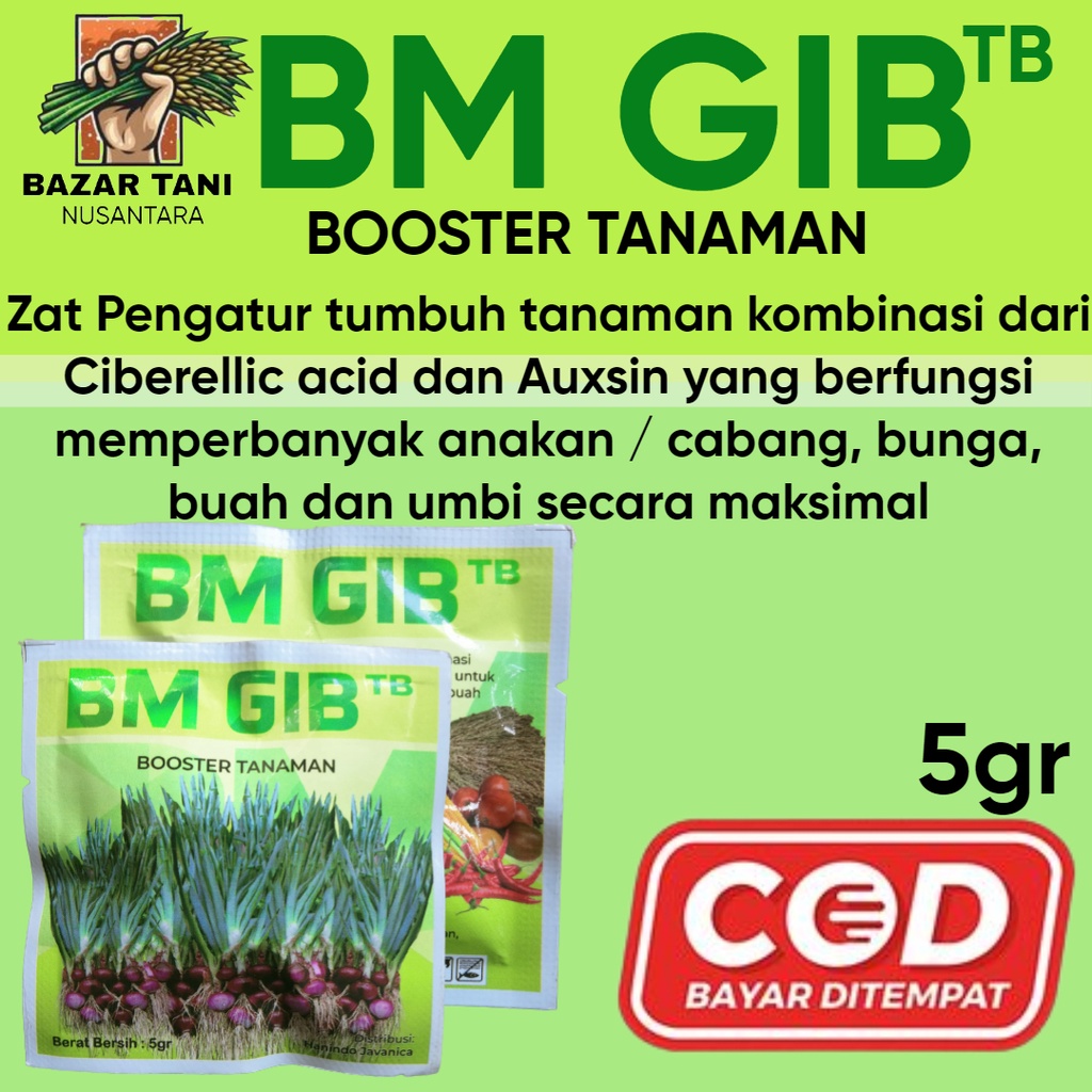 Jual ZPT Booster Tanaman BM GIB Isi 5 gr | Shopee Indonesia