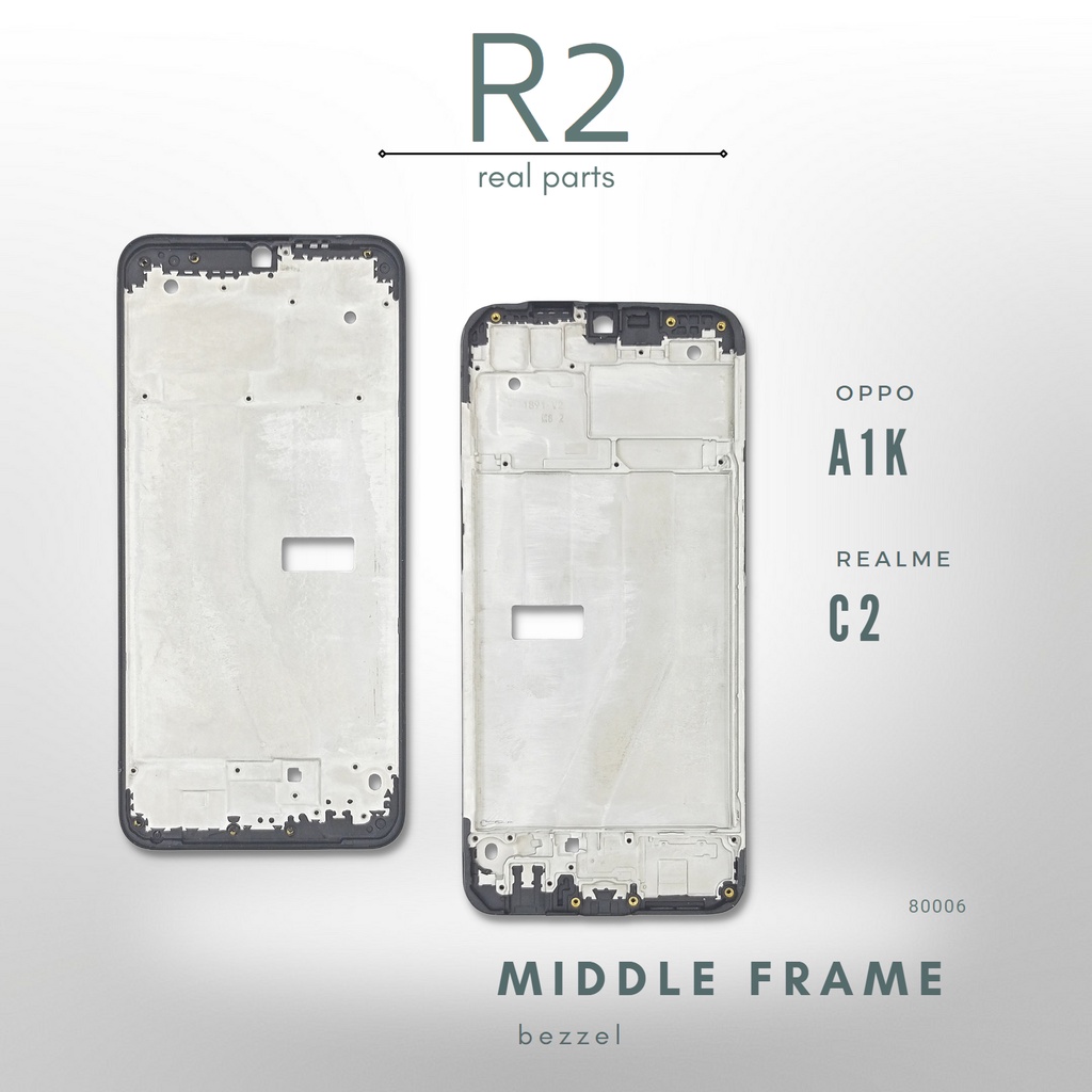 Jual Bezzel Middle Frame REALME C2 Tulang Dudukan Tatakan LCD OPPO A1K ...