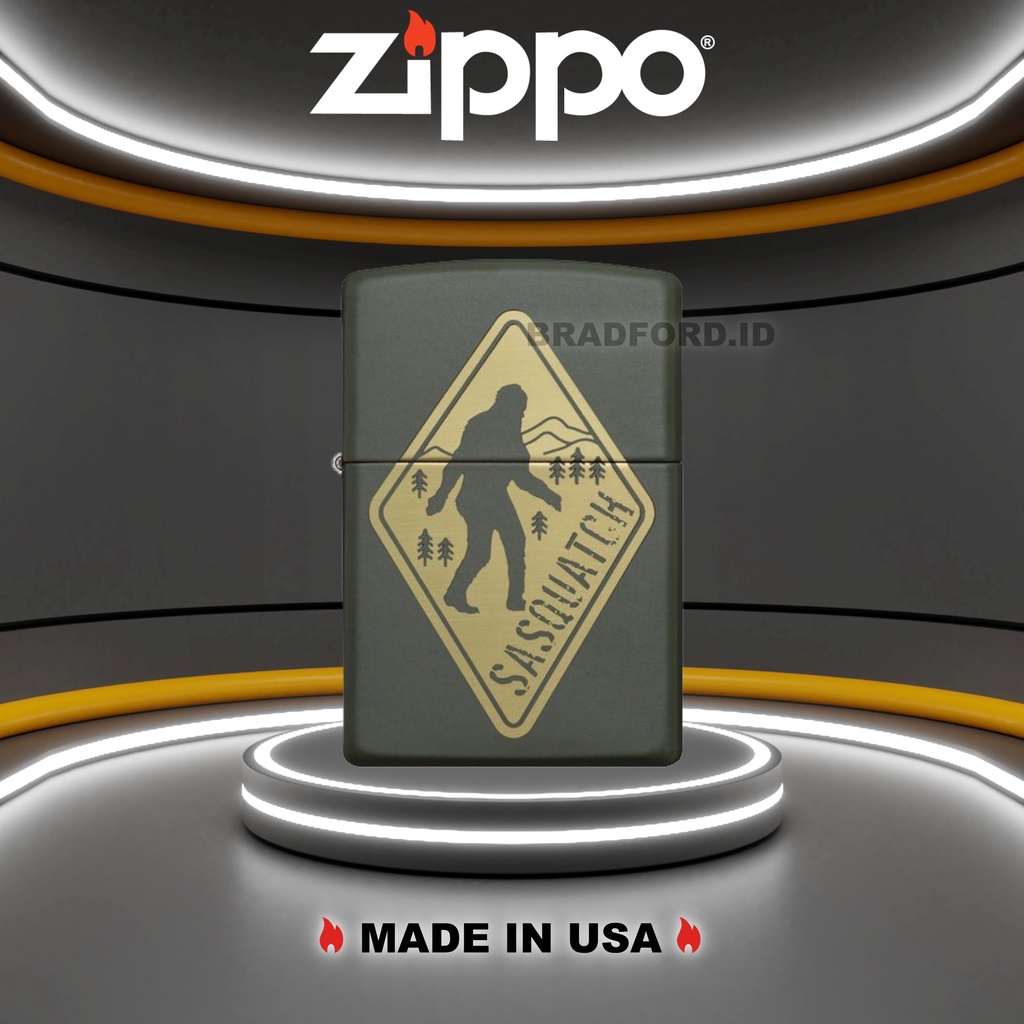 Jual Korek Api Zippo Sasquatch Design 49246 Original Garansi Resmi ...