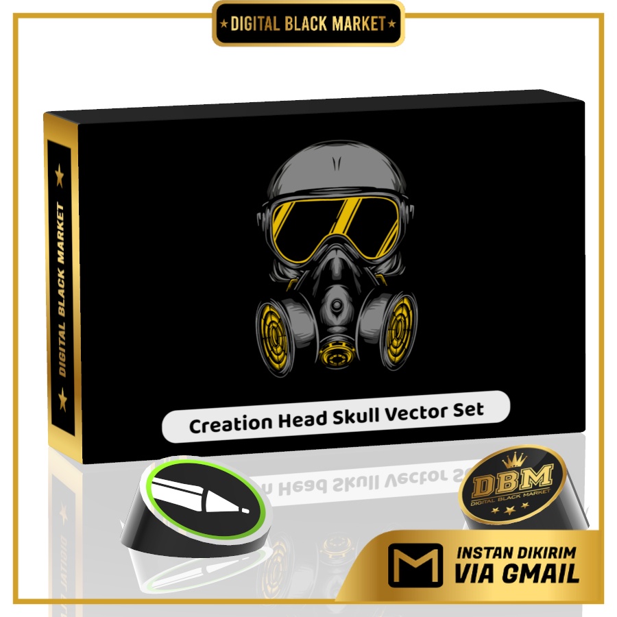 Jual ID25404 - Creation Head Skull Vector Set CorelDraw | Shopee Indonesia