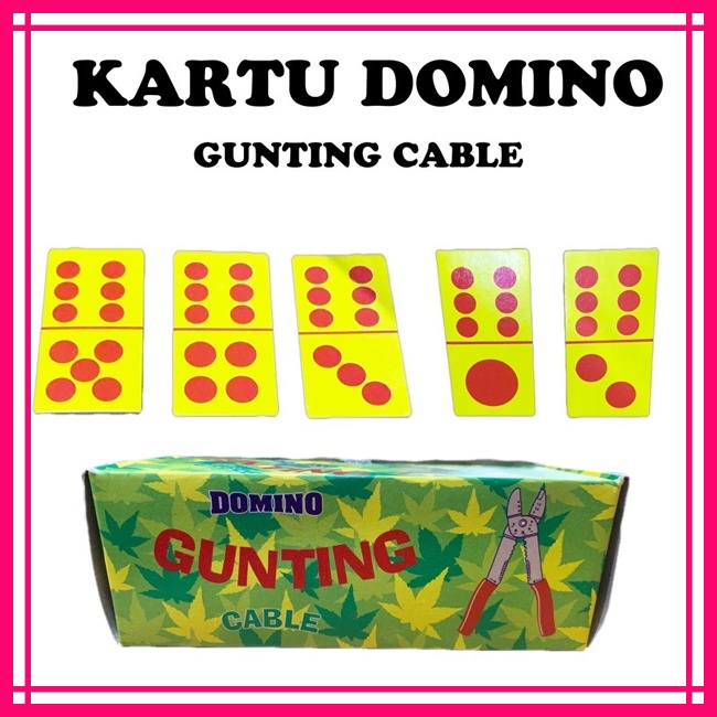 Jual Kartu Domino Cap Gunting Cable Dadu Board Game & Mainan Kartu ...