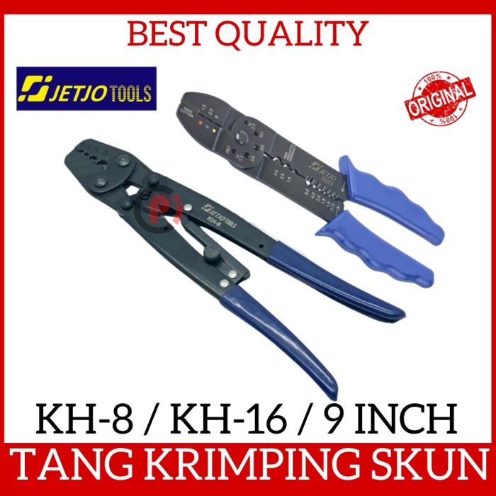 Jual JETJO TOOLS Tang Press Skun Terminal Kabel Ring Y Garpu Rachet ...