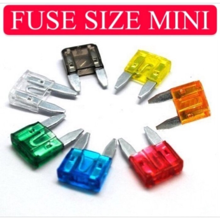 Jual Fuse DX Sekring Tusuk Tancap Kecil Mini Micro 10A 15A 20A 25A 30A | Shopee Indonesia
