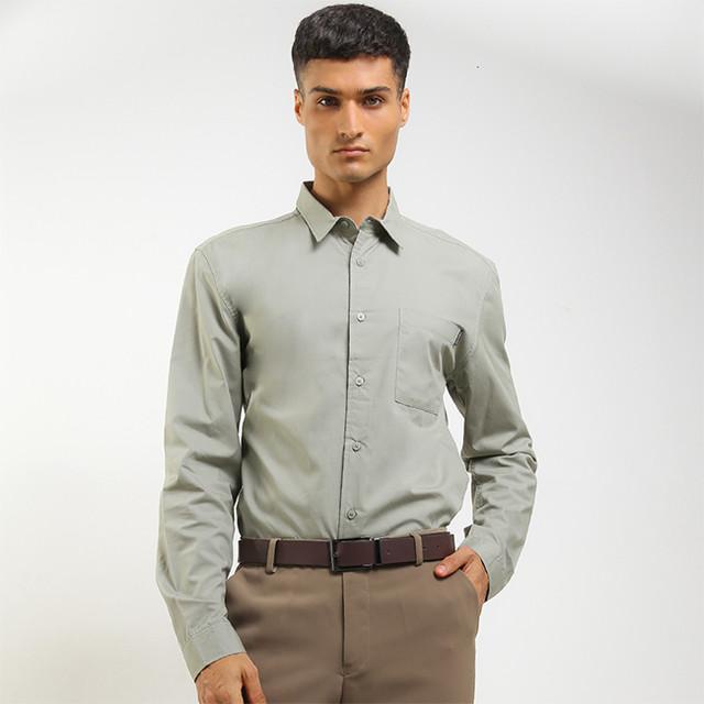 Jual Hush Puppies Kemeja Pria Capitol Light Gray | Shopee Indonesia