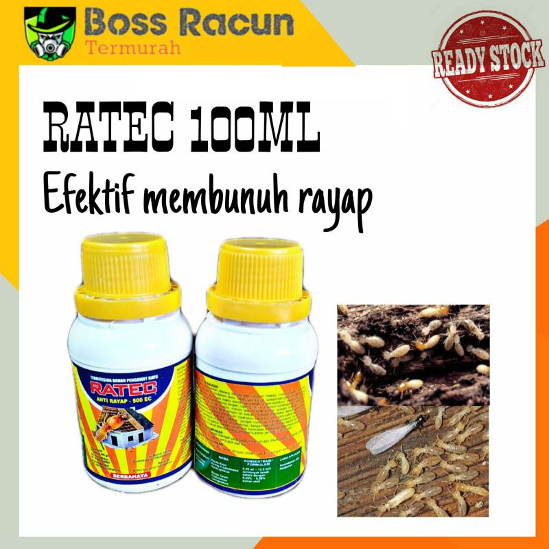 Jual [anti rayap] BAHAN PENGAWET KAYU ANTI RAYAP RATEC 500 EC 100ML ...