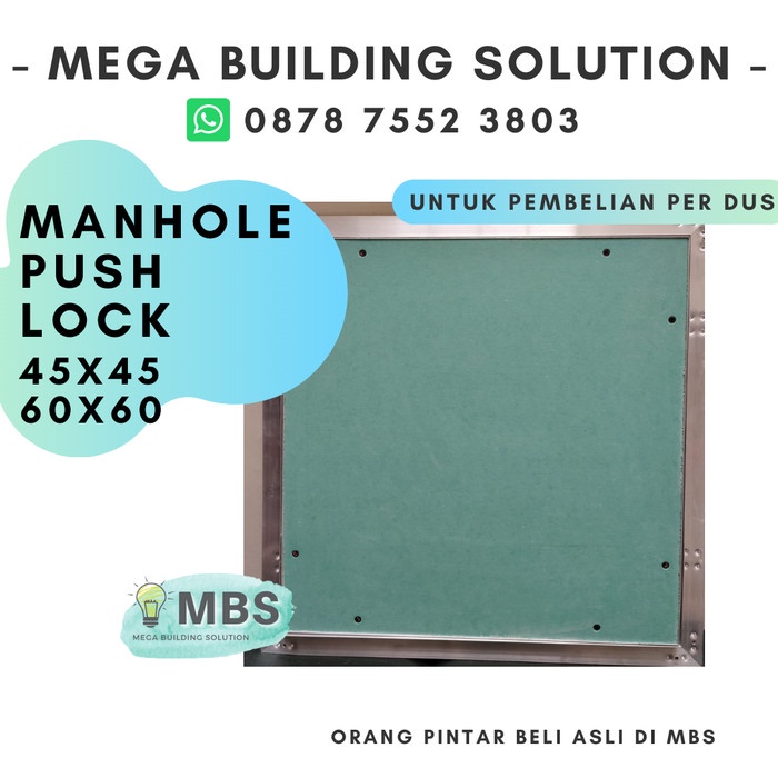 Jual [DUS] MANHOLE / MAINHOLE PUSH LOCK non-Jayaboard - Access Panel ...