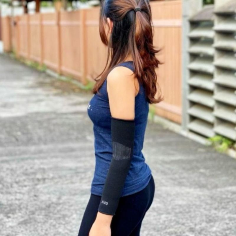 Jual Elbow Long Support Deker Tangan lengan siku pria wanita voli tebal ...