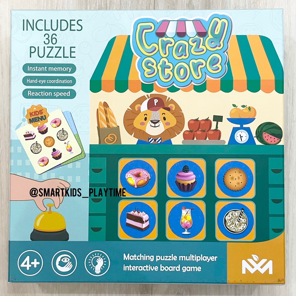 Jual Crazy Store Matching Puzzle Board Games Mainan Edukasi Anak ...