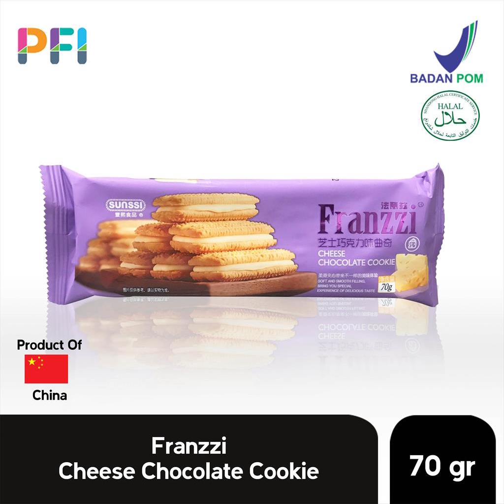 Jual Franzzi Cheese Chocolate Cookie 70gr | Shopee Indonesia