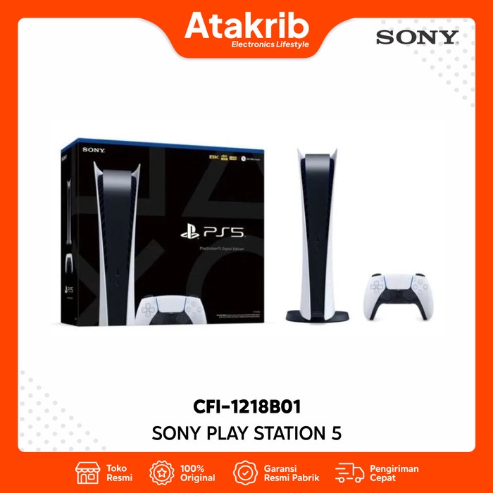 Jual SONY PLAYSTATION 5 CONSOLE CFI-1218B01 PS5 Digital Edition | Shopee Indonesia