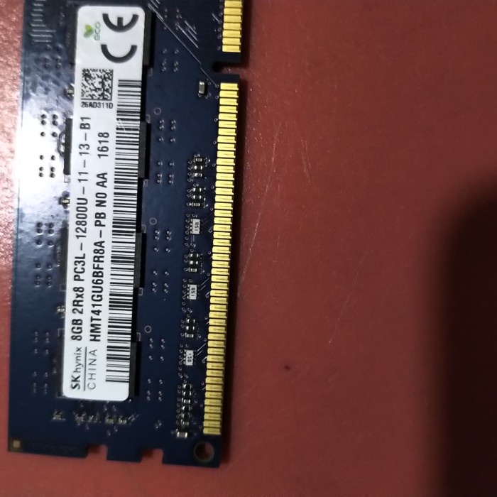 Jual memory ram pc pc3L-12800u 8gb hp | Shopee Indonesia