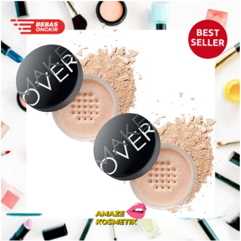 Jual MAKE OVER Silky Smooth Translucent Powder 35 g - Bedak Tabur ...