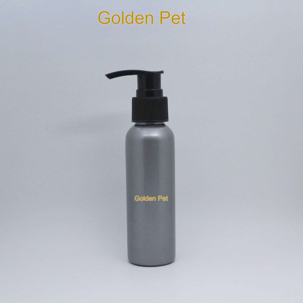 Jual Botol 100 ml BR Silver Pump Lotion Plastik Standart / Botol Plastik / Botol Kosmetik Br ...