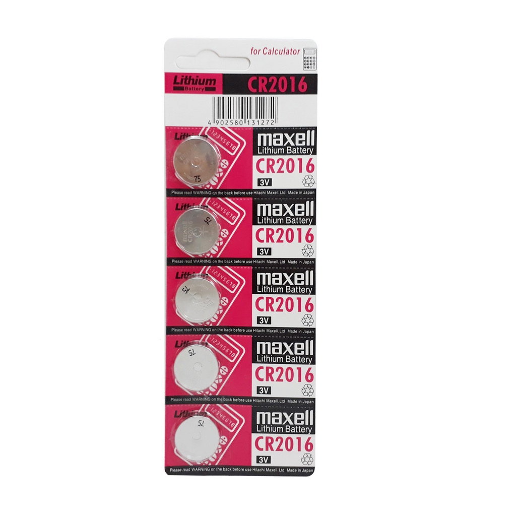 Jual Maxell CR 2016 Battery Batere Baterai Kancing Micro Lithium Cell ...