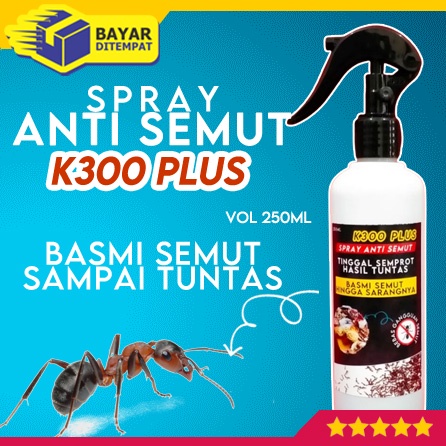 Jual K300 PLUS Spray Anti SEMUT Racun Pembasmi Super Ampuh 250ml ...