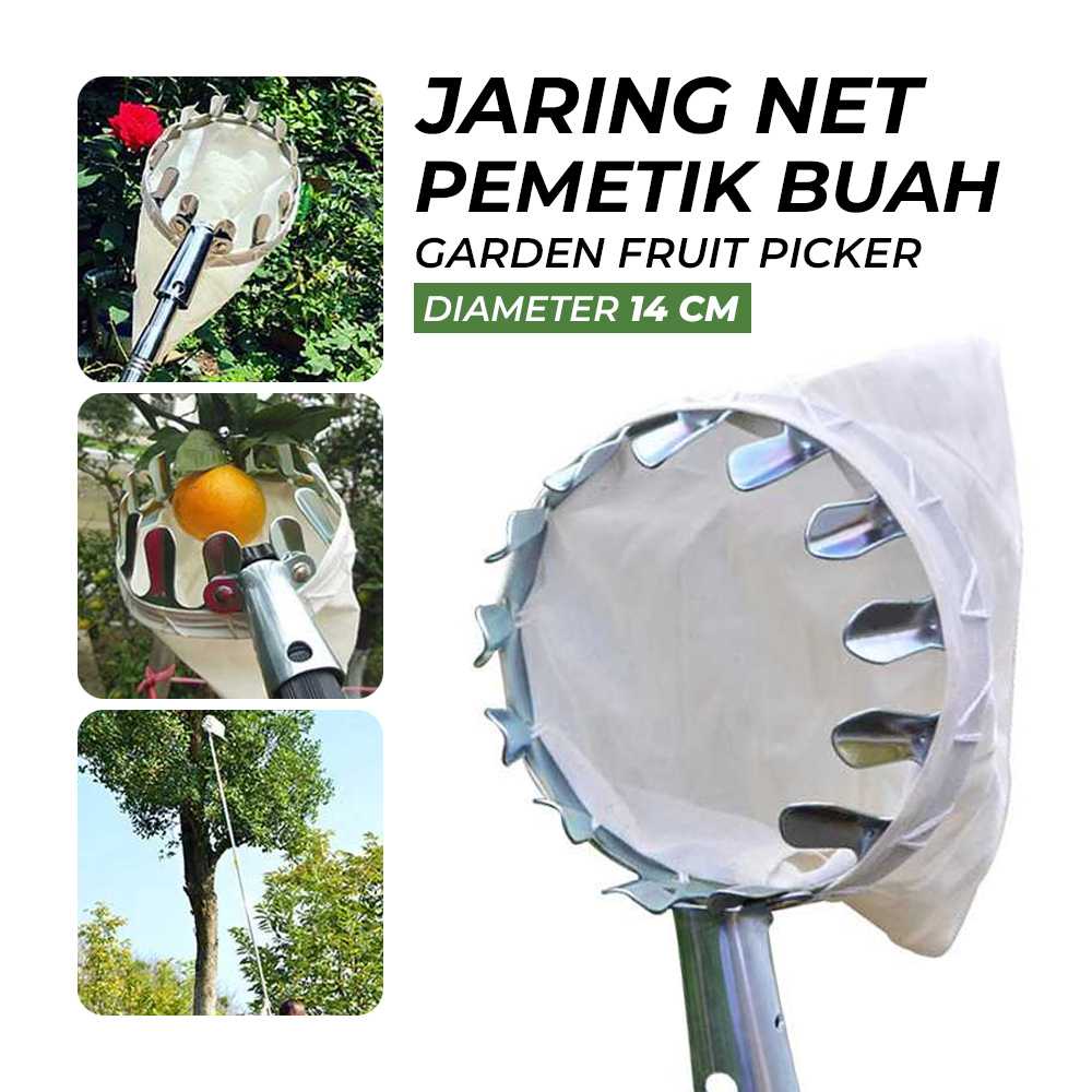 Jual GMGY Jaring Net Pemetik Buah Fruit Picker Collection Head 14cm ...