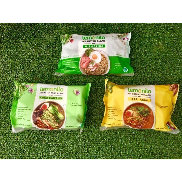 Jual Mie Instan Alami - Mie Goreng/ Mie Kuah Lemonilo - low gluten ...