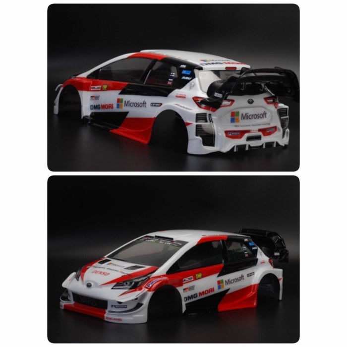 Jual Team C TC112 YARIS WRC PC 190mm clear body with sticker | Shopee ...