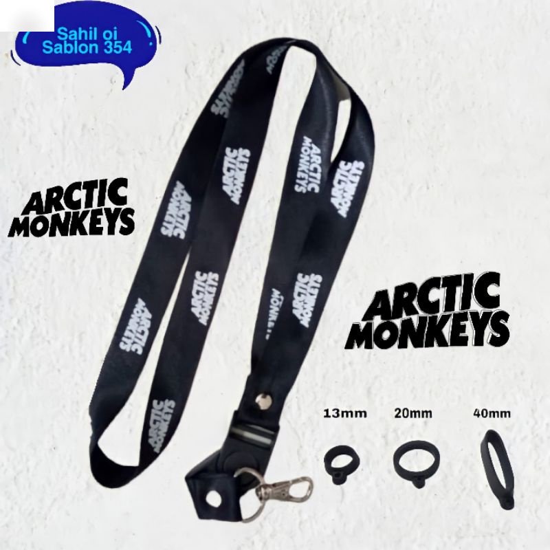 Jual TALI LANYARD ARCTIC MONKEY GANTUNGAN DISTRO GANTUNGAN KUNCI ...