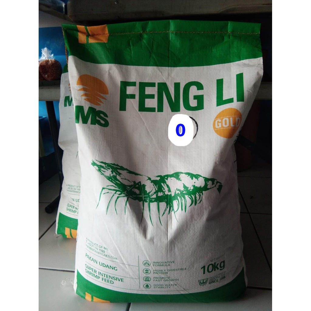 Jual JUAL TEPUNG UDANG PELET FENG LI FENGLI 0 1 KARUNG PAKAN BENIH BIBIT IKAN UDANG BURAYAK ...