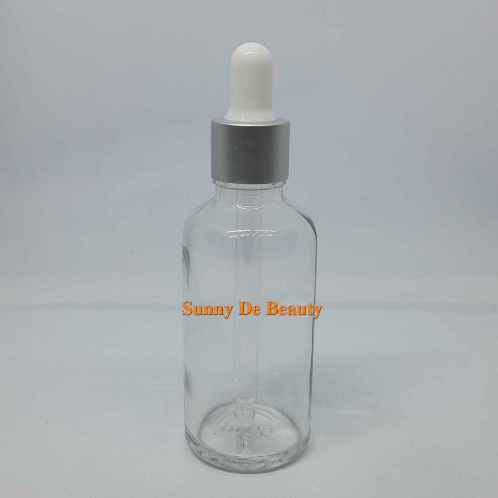 Jual Botol Kaca 50 ml Clear Original Br Tutup Alumunium Mate Pipete ...
