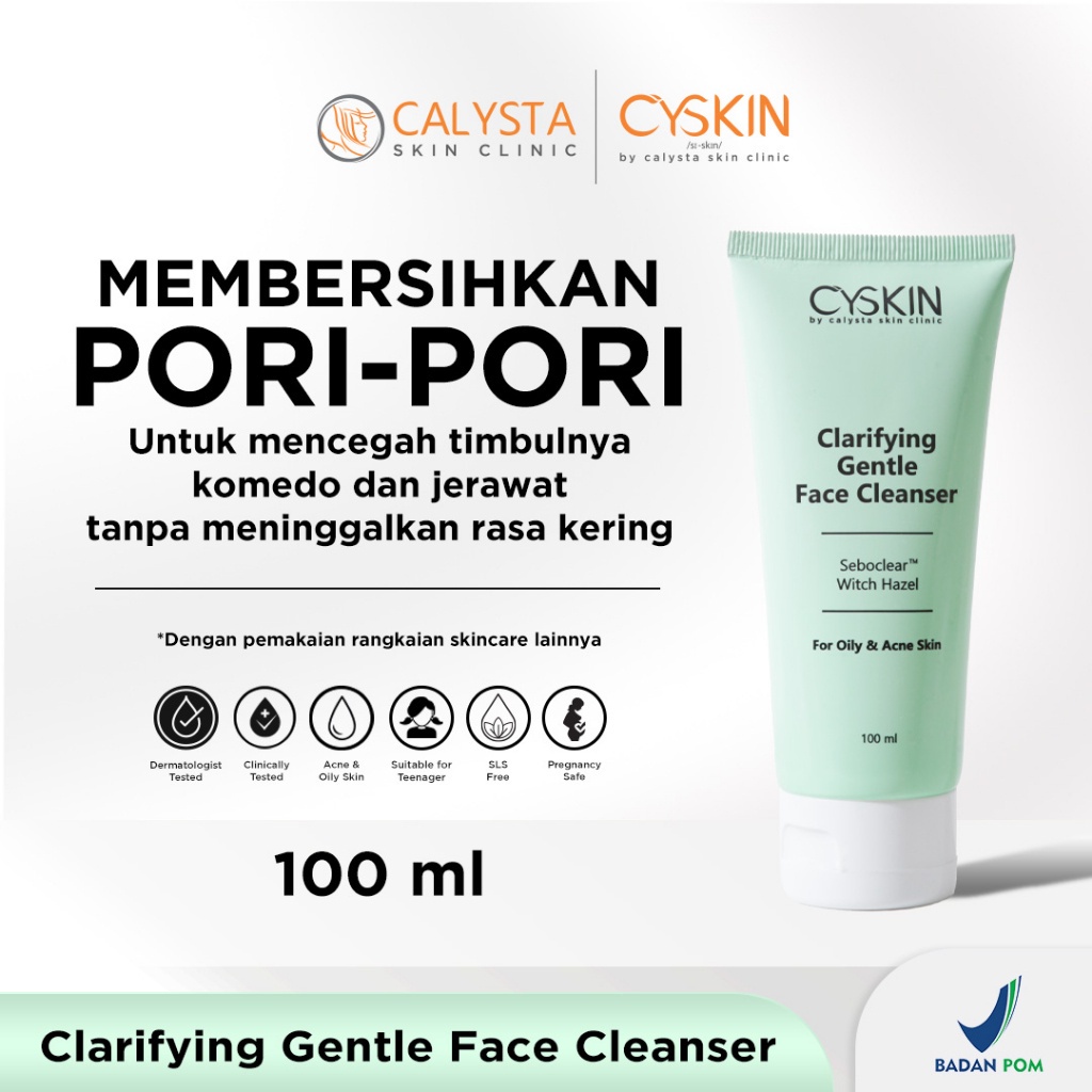 Jual Calysta Skincare Facial Wash Pembersih Wajah untuk Kulit Berminyak ...