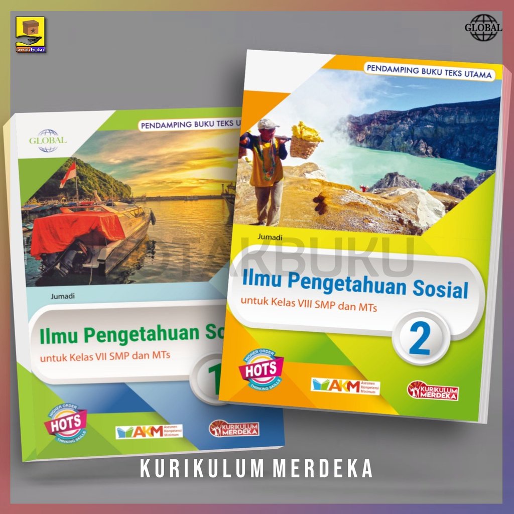 Jual Buku IPS Kelas 7 8 SMP / IPS SMP / Kurikulum Merdeka / Global ...