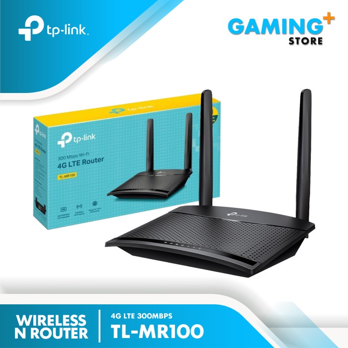 Jual TP-LINK TL-MR100 300 Mbps Wireless N 4G LTE Router | Shopee Indonesia