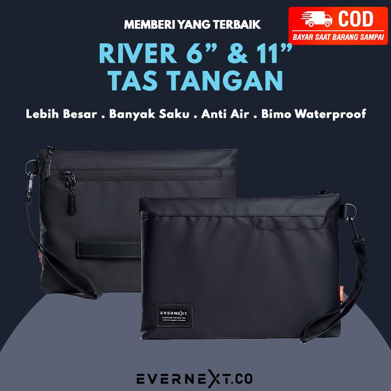 Jual Tas Tangan Pria RIVER Anti Air 6 Inci & 11 Inci Ipad Tablet ...