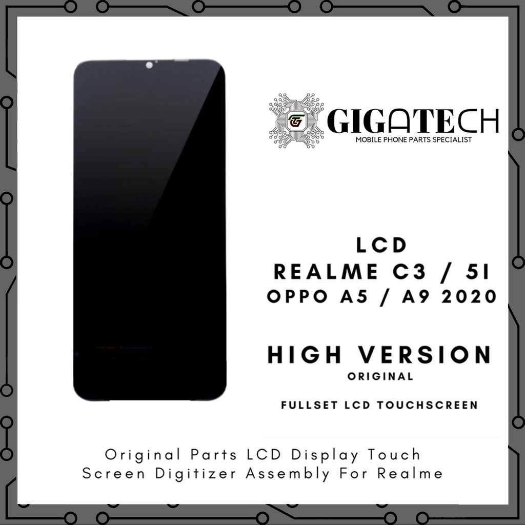 Jual LCD Realme C3 / LCD Realme 5i / LCD Oppo A5 / LCD Oppo A9 2020 ...