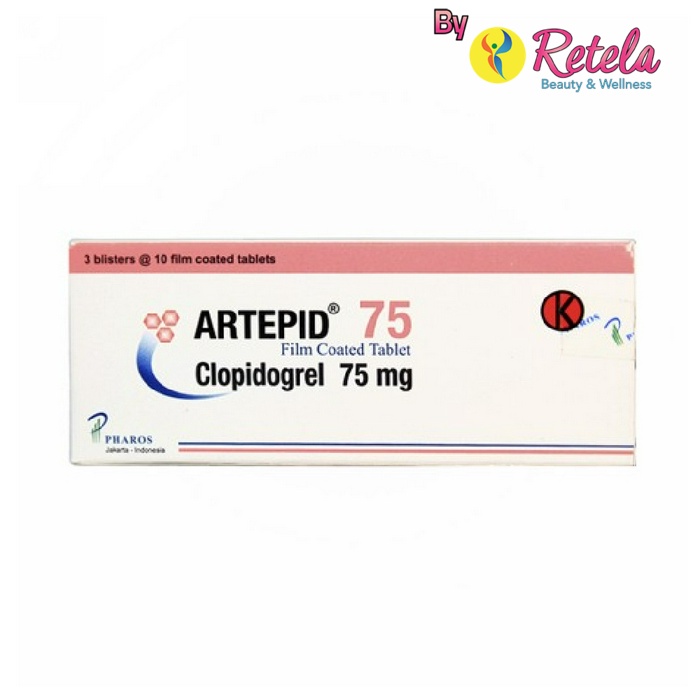 Jual Artepid 75Mg Fct 1 Strip 10 Tablet | Shopee Indonesia