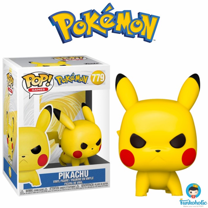 Jual Funko POP Games Pokemon - Angry Pikachu Crouching 779 | Shopee ...