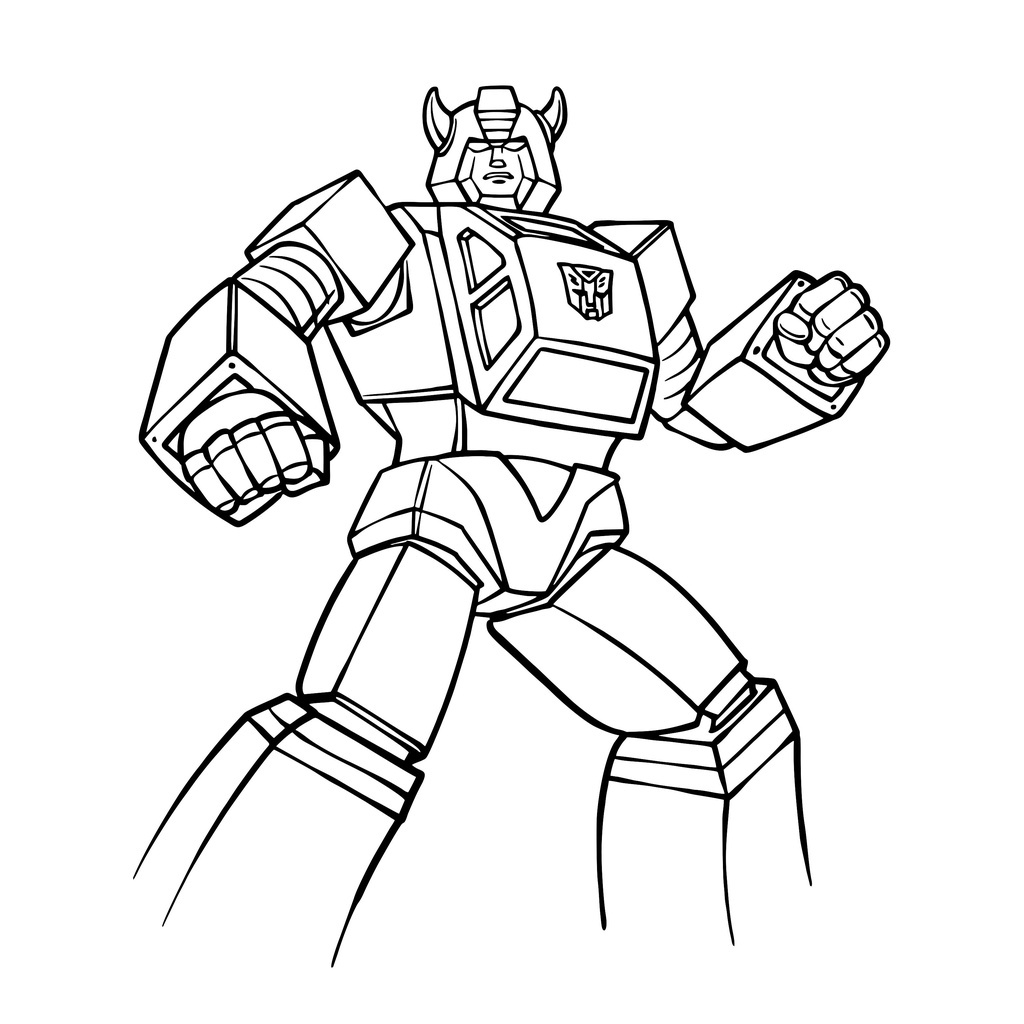 Jual Gambar Mewarnai ~ ROBOT/ Seketsa Lukis / Drawing Sketch / Sketsa ...