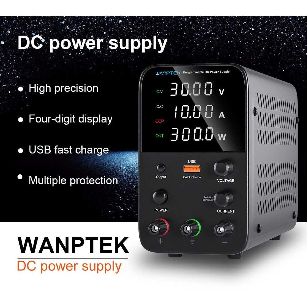 Jual Power Supply DC Adjustable 30V 10A Catu Daya Listrik Wanptek WPS3010H | Shopee Indonesia