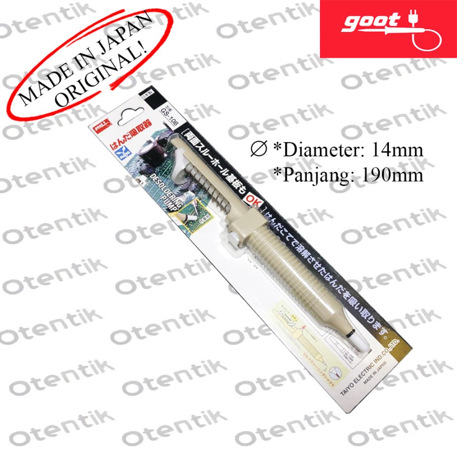 Jual GOOT - SEDOTAN TIMAH GS-108 - ALAT SEDOT TIMAH GS108 - ALAT ...