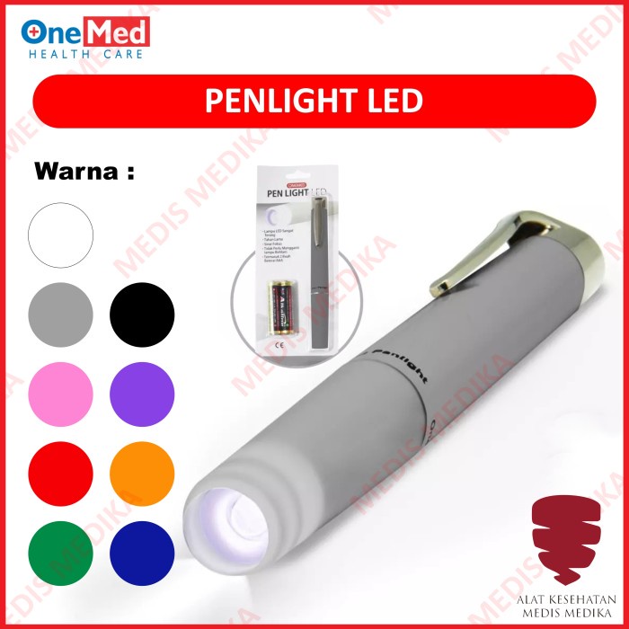 Jual Pen Light Onemed Senter Lampu Cek Periksa Dokter Diagnostic Lamp ...