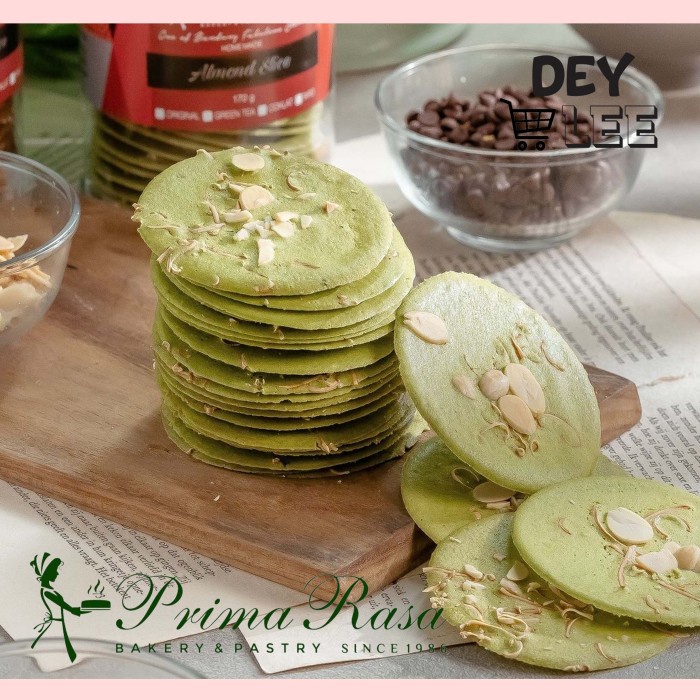 Jual PRIMARASA Almond Slice MATCHA 170gr Bandung | Shopee Indonesia