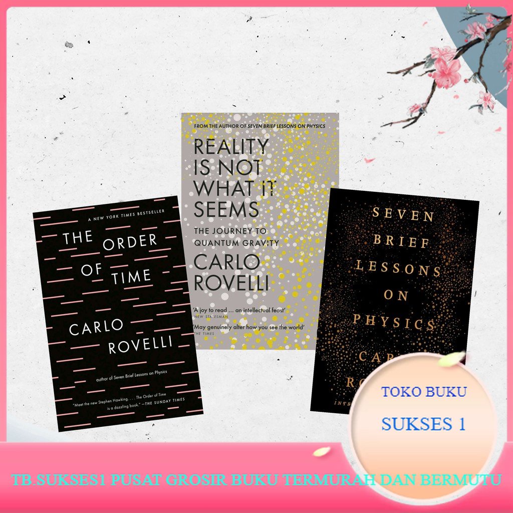 Jual (Eng) Carlo Rovelli Books Collection (Reality Is Not What It Seems ...