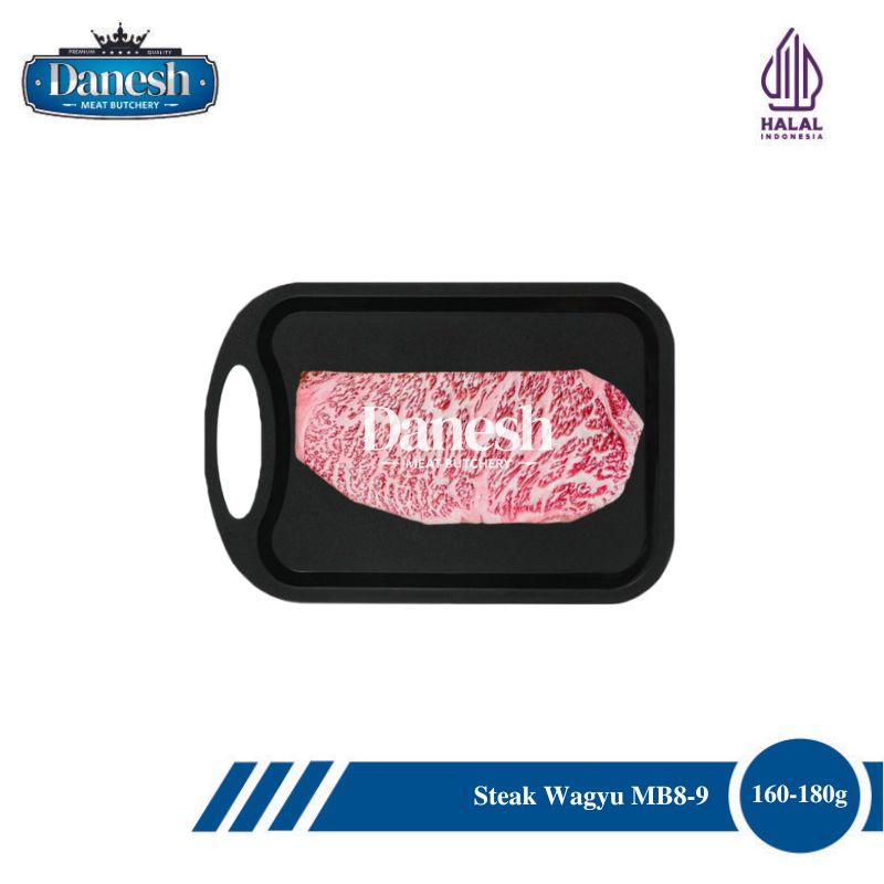 Jual Wagyu Steak MB 89 160 gram Daging Sapi Premium Halal | Shopee ...