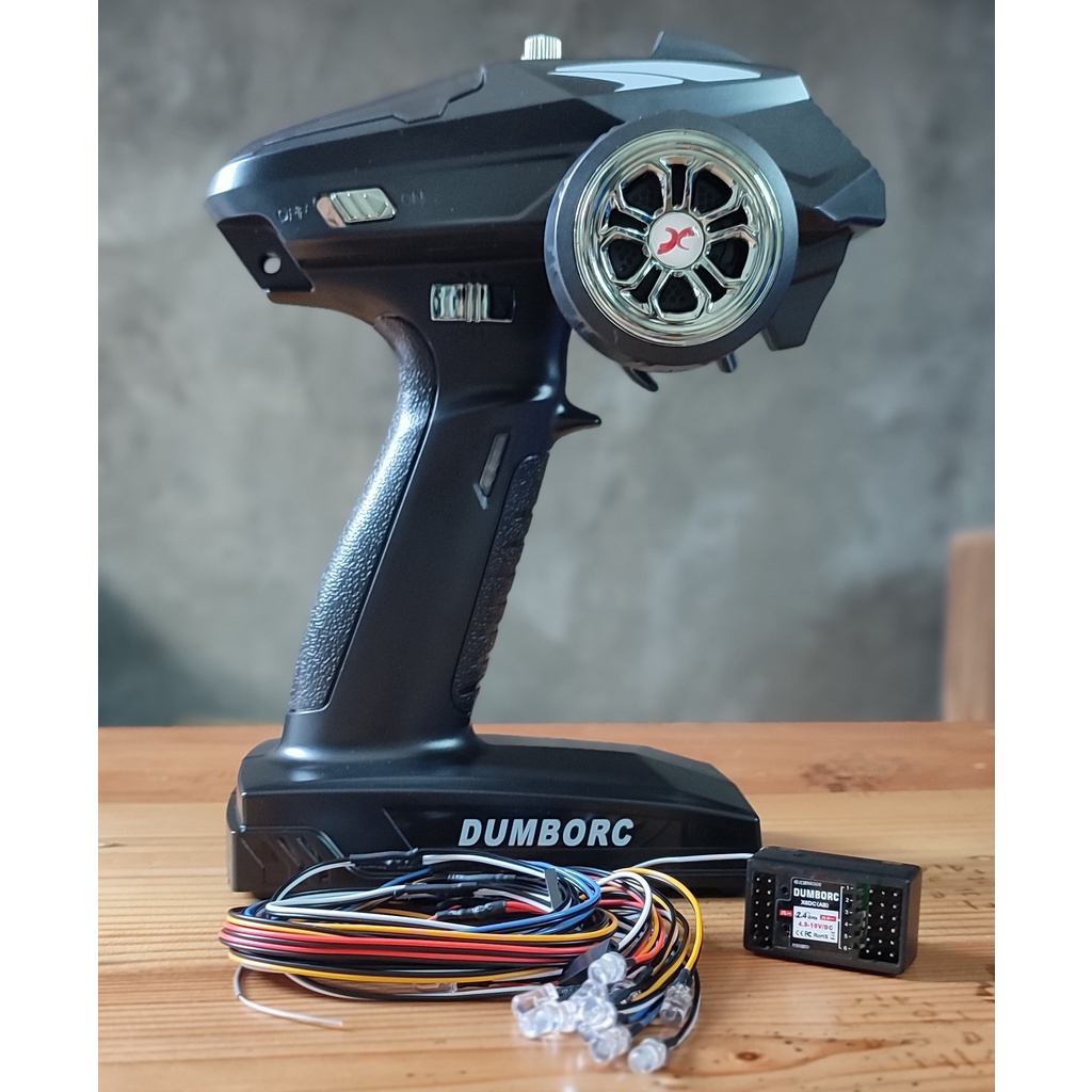 Jual Remote DUMBORC DUMBO RC X6+X6DC 6 Channel 2.4GHz Plus Receiver RX ...