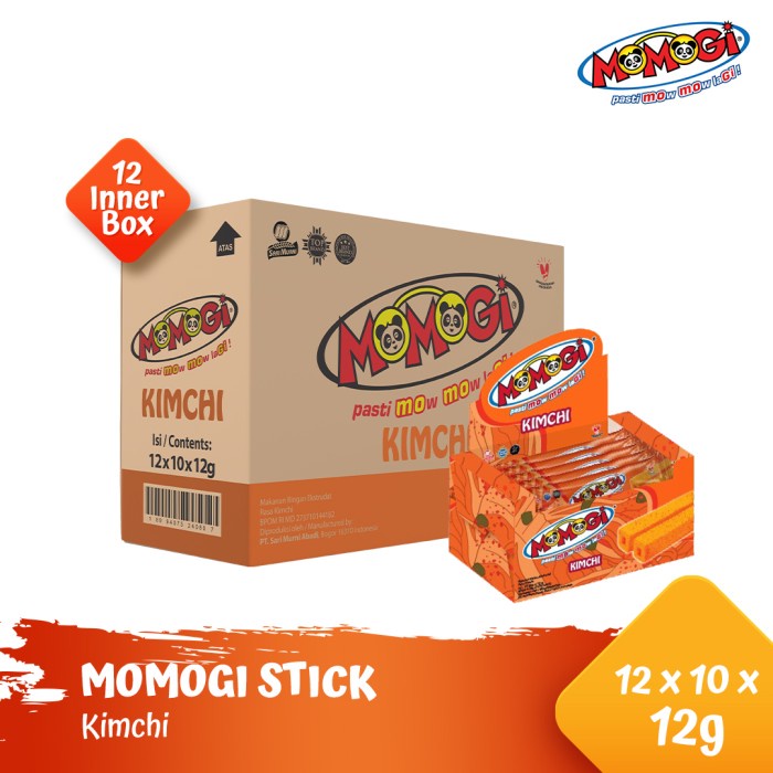 Jual Momogi Stick Kimchi 12gr (1 Karton @ 12 Box) | Shopee Indonesia