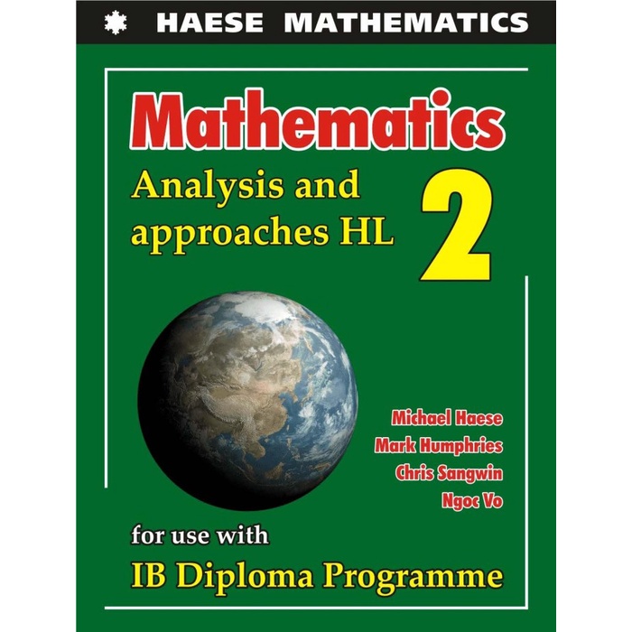 Jual BUKU Mathematics: Analysis and Approaches HL 2 by Michael Haese ...