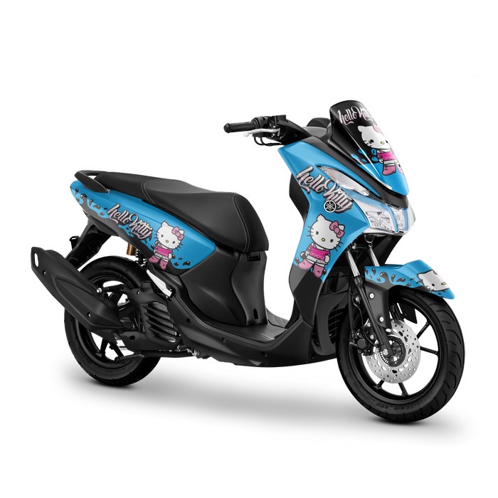 Jual Stiker Full body Decal Motor Yamaha Lexi 125 Hello Kitty 6 ...