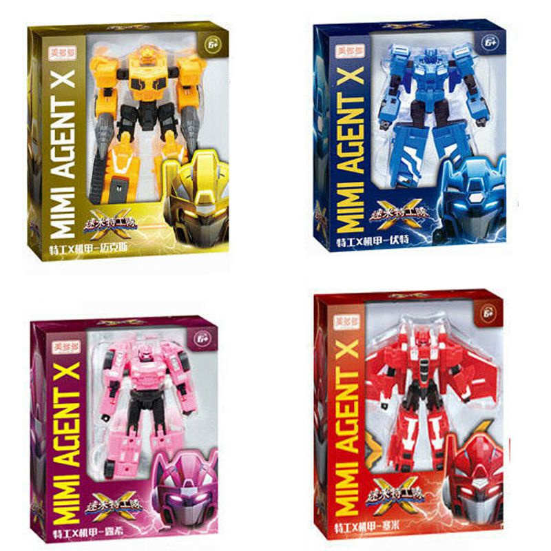Jual TW52QA 27CM Mainan Miniforce X Lucybot Lucy Bot Ranger 5 Styles ...