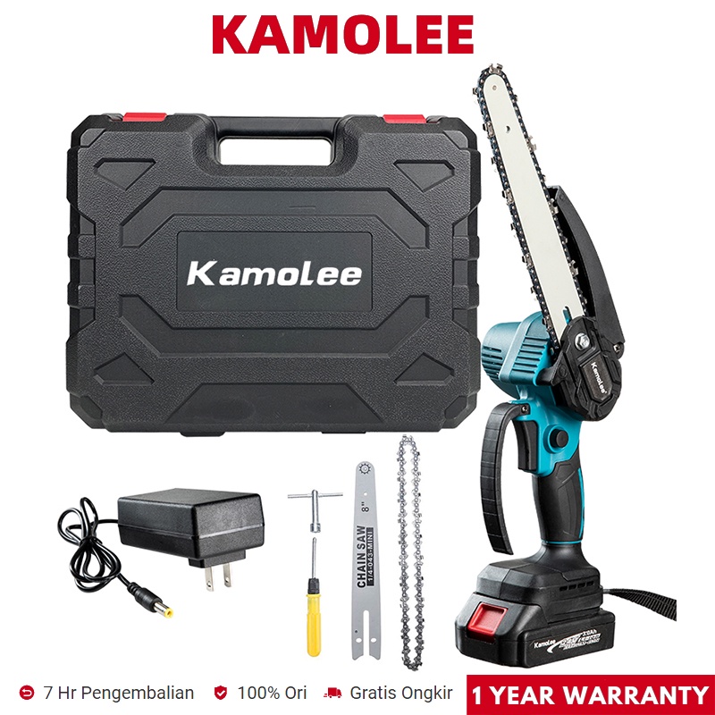Jual Kamolee 8 Inch 2000W Chain Saw 18V Brushless Cordless Handle LXT ...