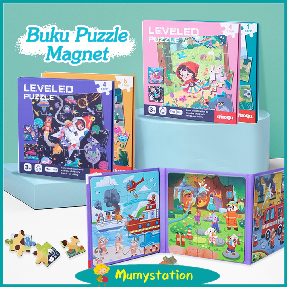Jual Mumystation Buku Puzzle Magnet / Booklet Magnetic Puzzle 3 in 1 ...