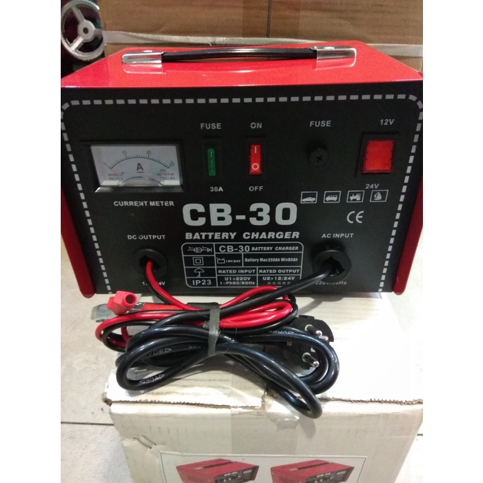 Jual BATTERY CHARGER CB-30 - CAS AKI 30A RHINO - CHANGER AKI 30A CARBON ...